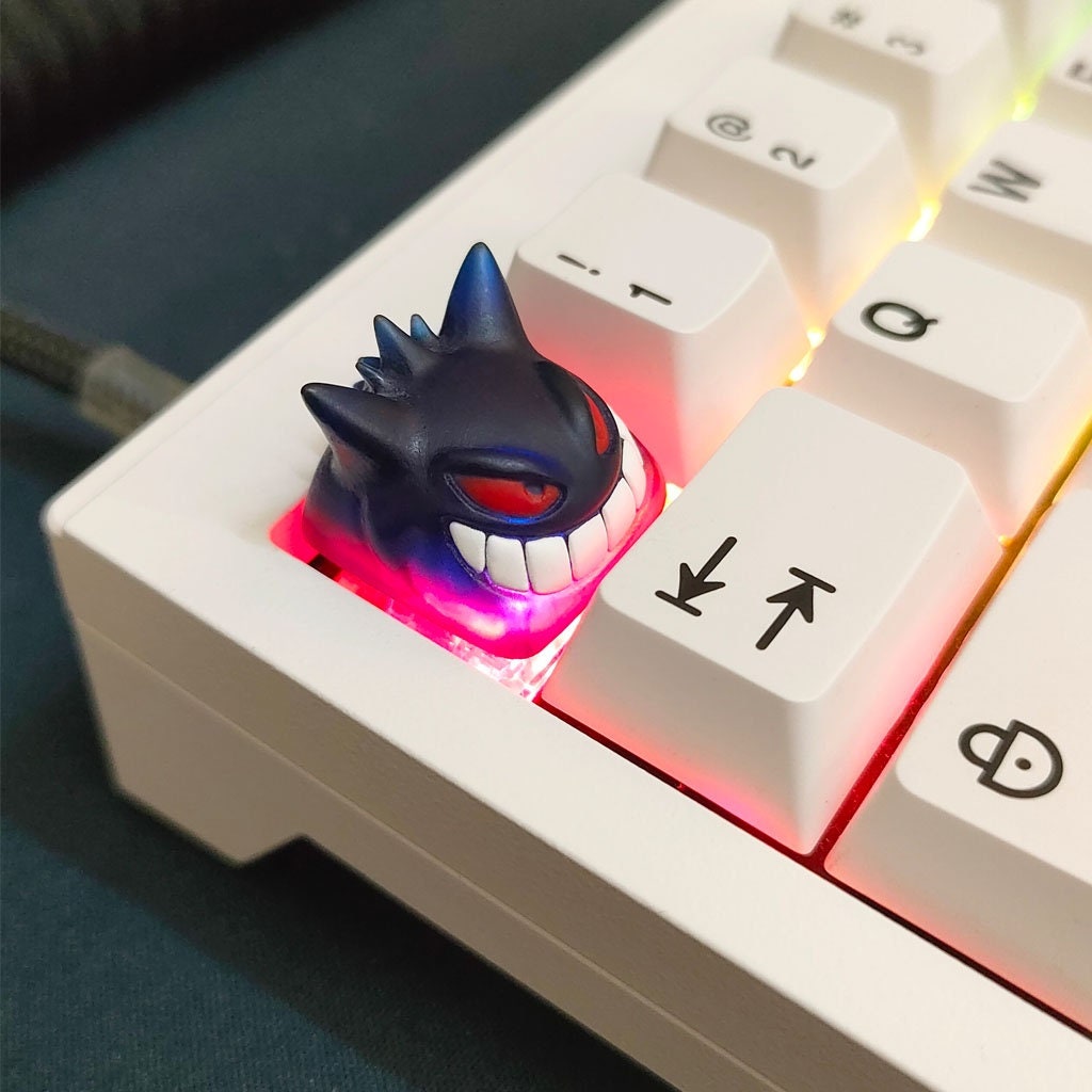 Gengar Resin Keycap,pokemon Keycap,custom Pokemon Keycaps Artisan,anime ...