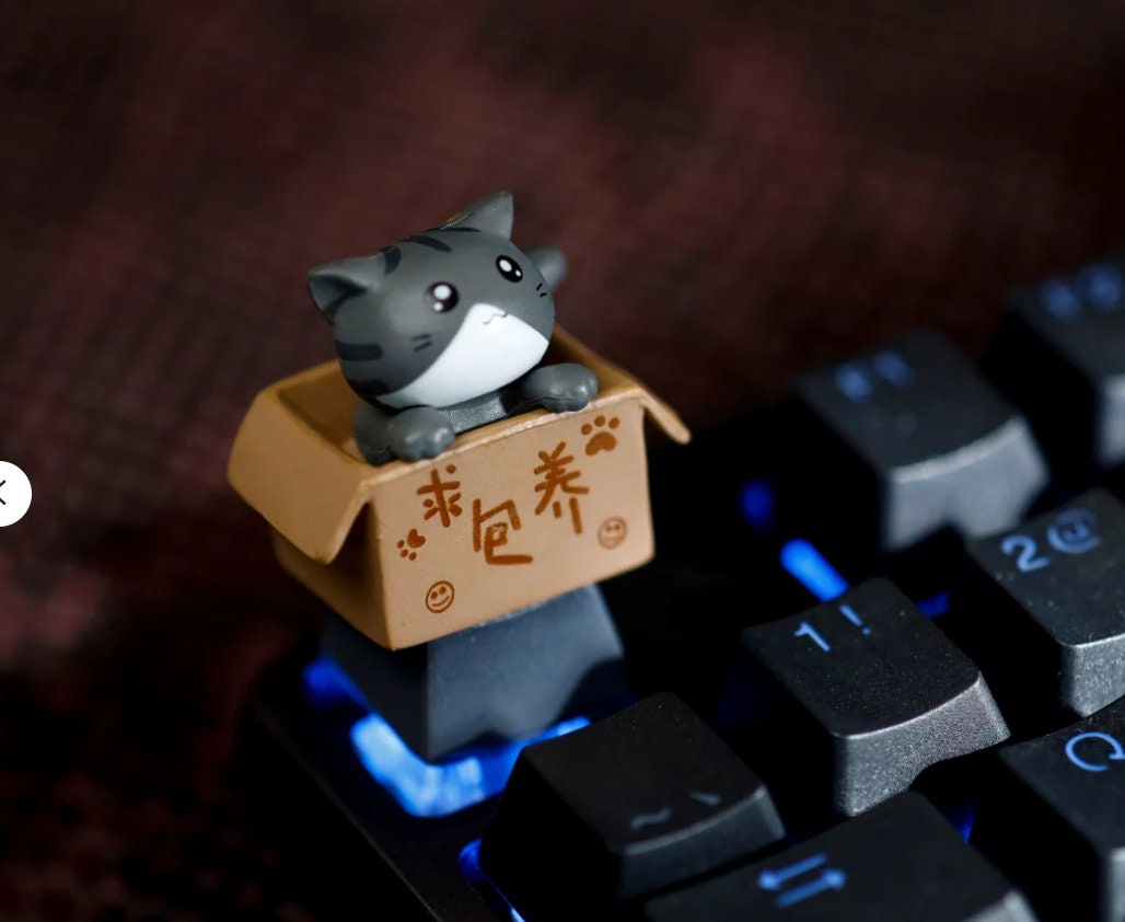 Cute Cat Keycap,animals Keycap,artisan Keycaps,sa and OEM Keycaps ...
