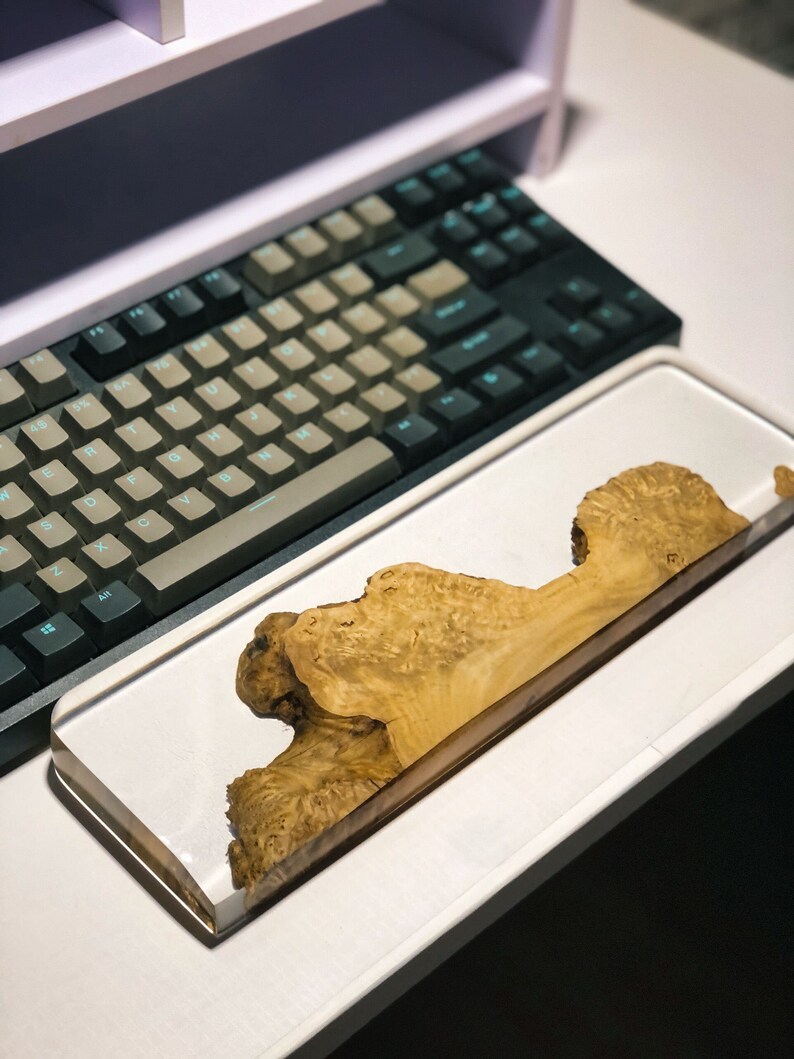 Custom Wood and Resin Wrist Restnatural Wood Wrist - Etsy