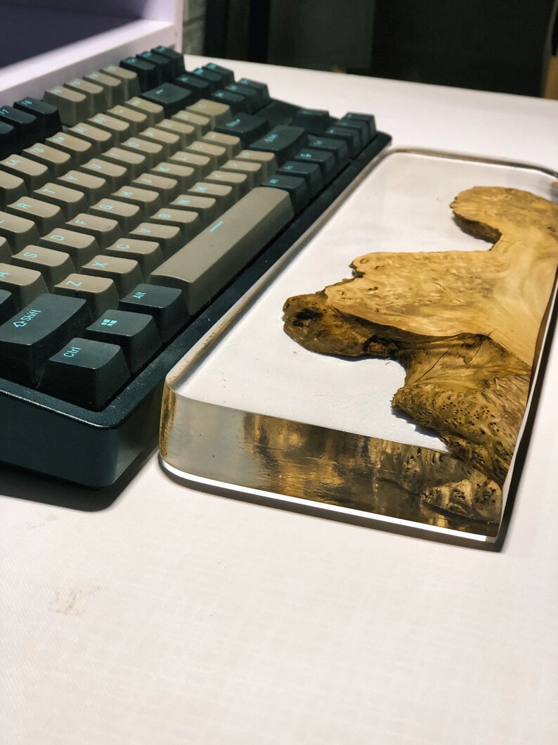 Custom Wood and Resin Wrist Restnatural Wood Wrist - Etsy