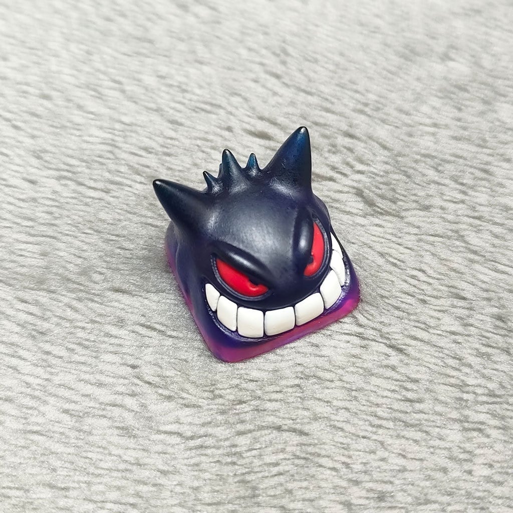 Gengar Resin Keycap,pokemon Keycap,custom Pokemon Keycaps Artisan,anime ...