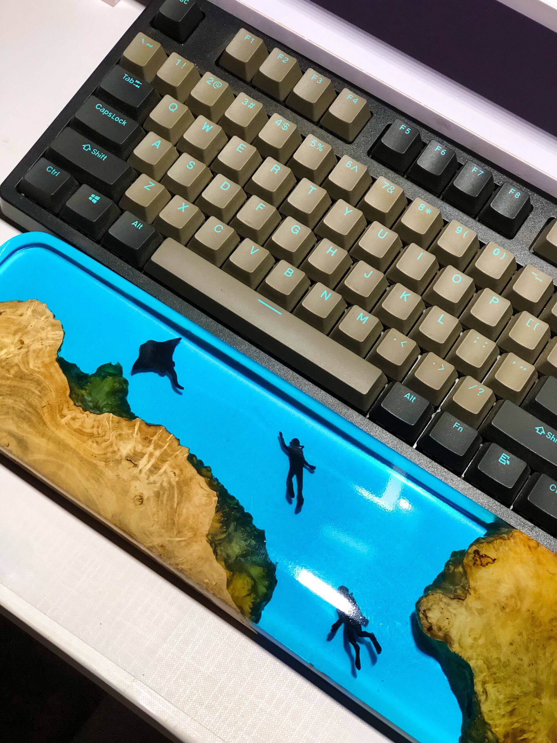 Custom Wood and Resin Wrist Restwood Resin Wrist - Etsy