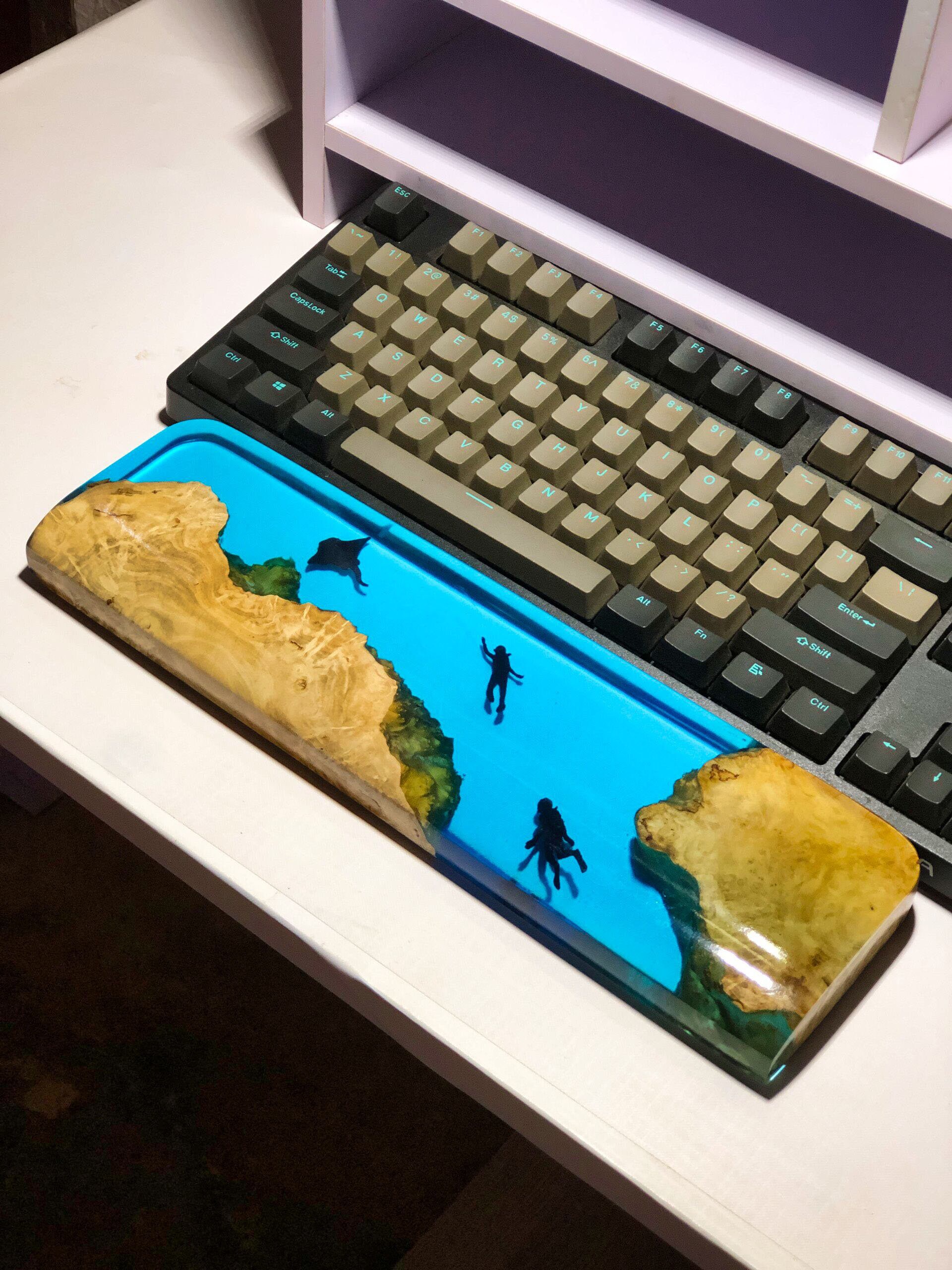 Custom Wood and Resin Wrist Restwood Resin Wrist - Etsy