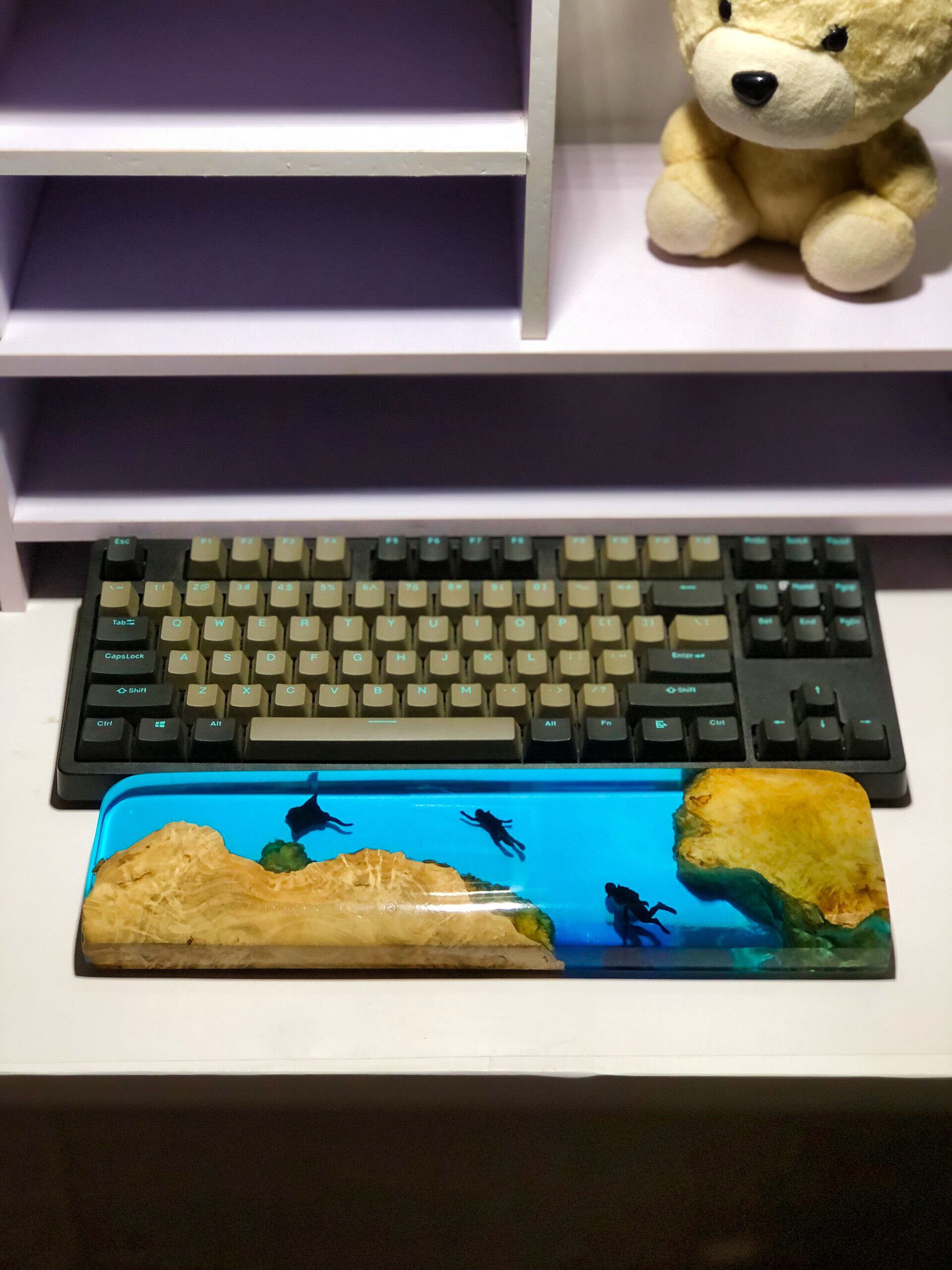 Custom Wood and Resin Wrist Restwood Resin Wrist - Etsy