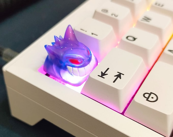 Gengar Resin Keycap,pokemon Keycap,custom Pokemon Keycaps Artisan,anime ...
