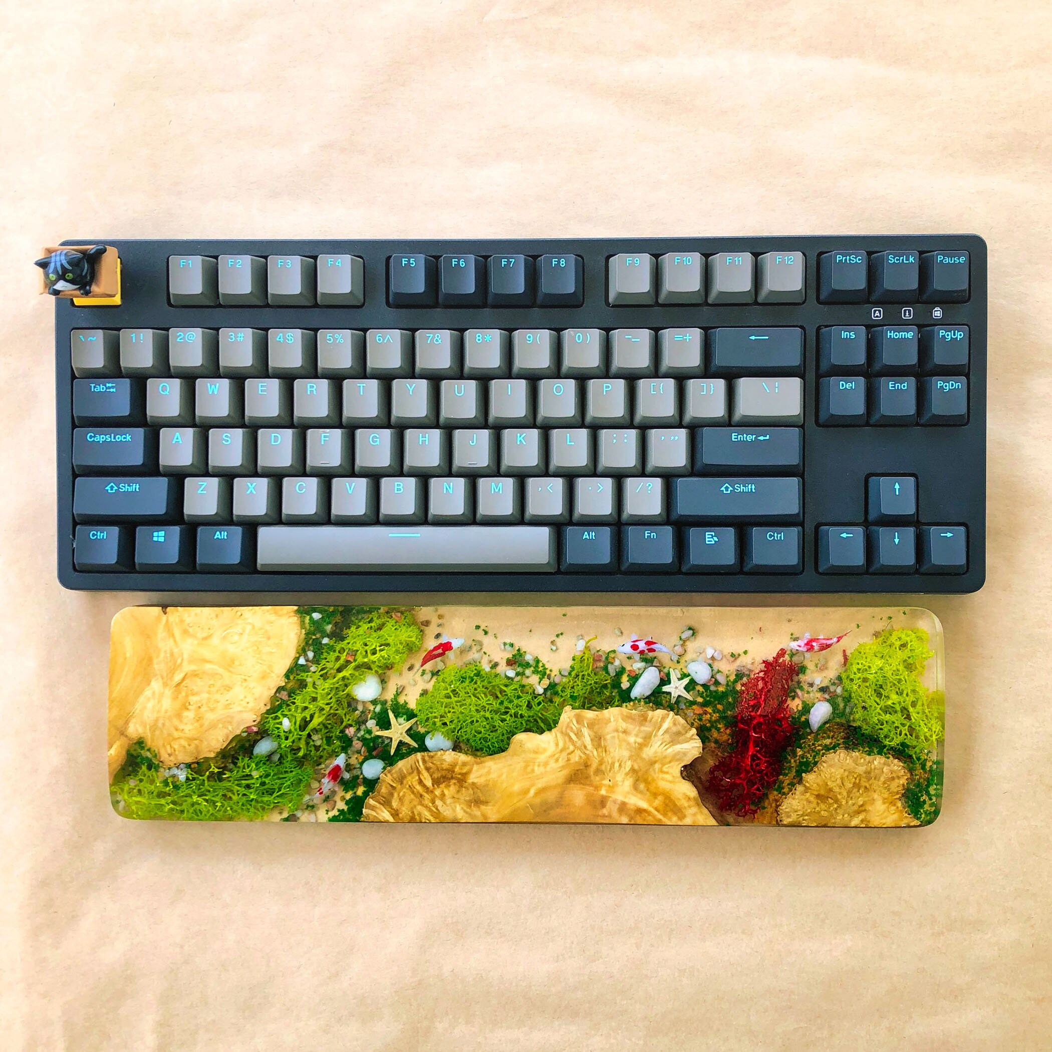 Koi Fish Resin Wrist Rest: Handmade Aquarium Desk Accessory - Etsy