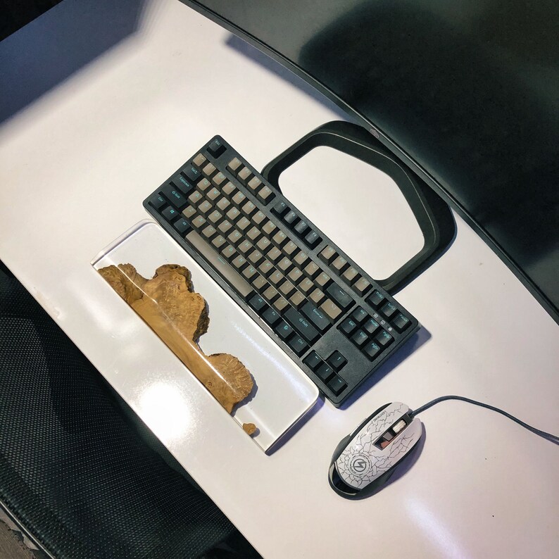 Custom Wood and Resin Wrist Restnatural Wood Wrist - Etsy