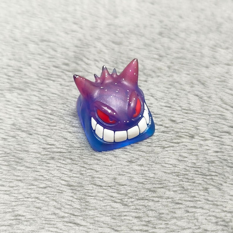 Gengar Resin Keycap,pokemon Keycap,custom Pokemon Keycaps Artisan,anime ...