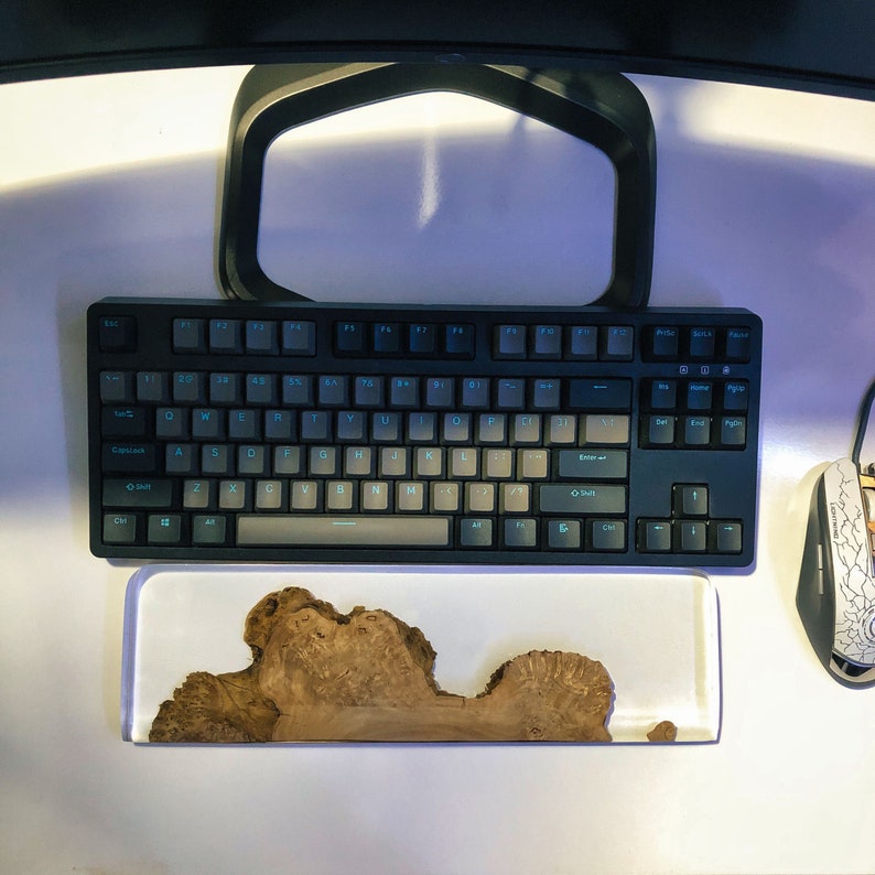 Custom Wood and Resin Wrist Restnatural Wood Wrist - Etsy