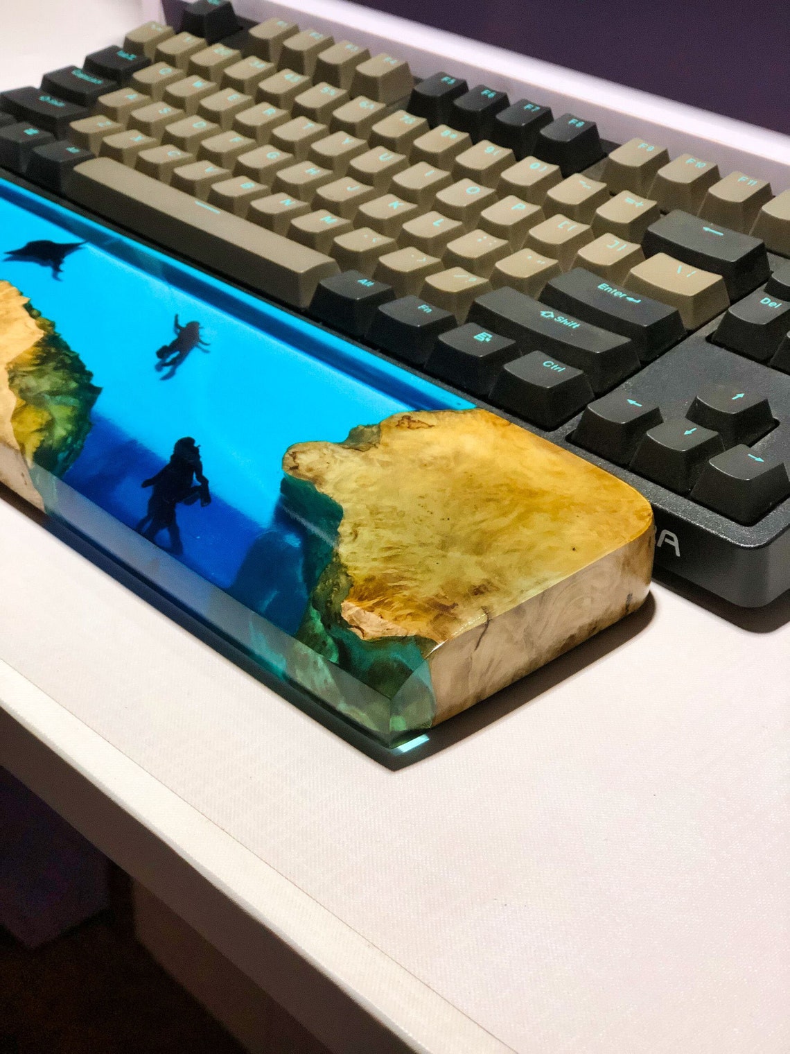 Custom Wood and Resin Wrist Restwood Resin Wrist - Etsy