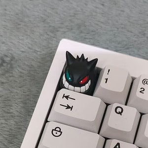Gengar Resin Keycap,pokemon Keycap,custom Pokemon Keycaps Artisan,anime ...