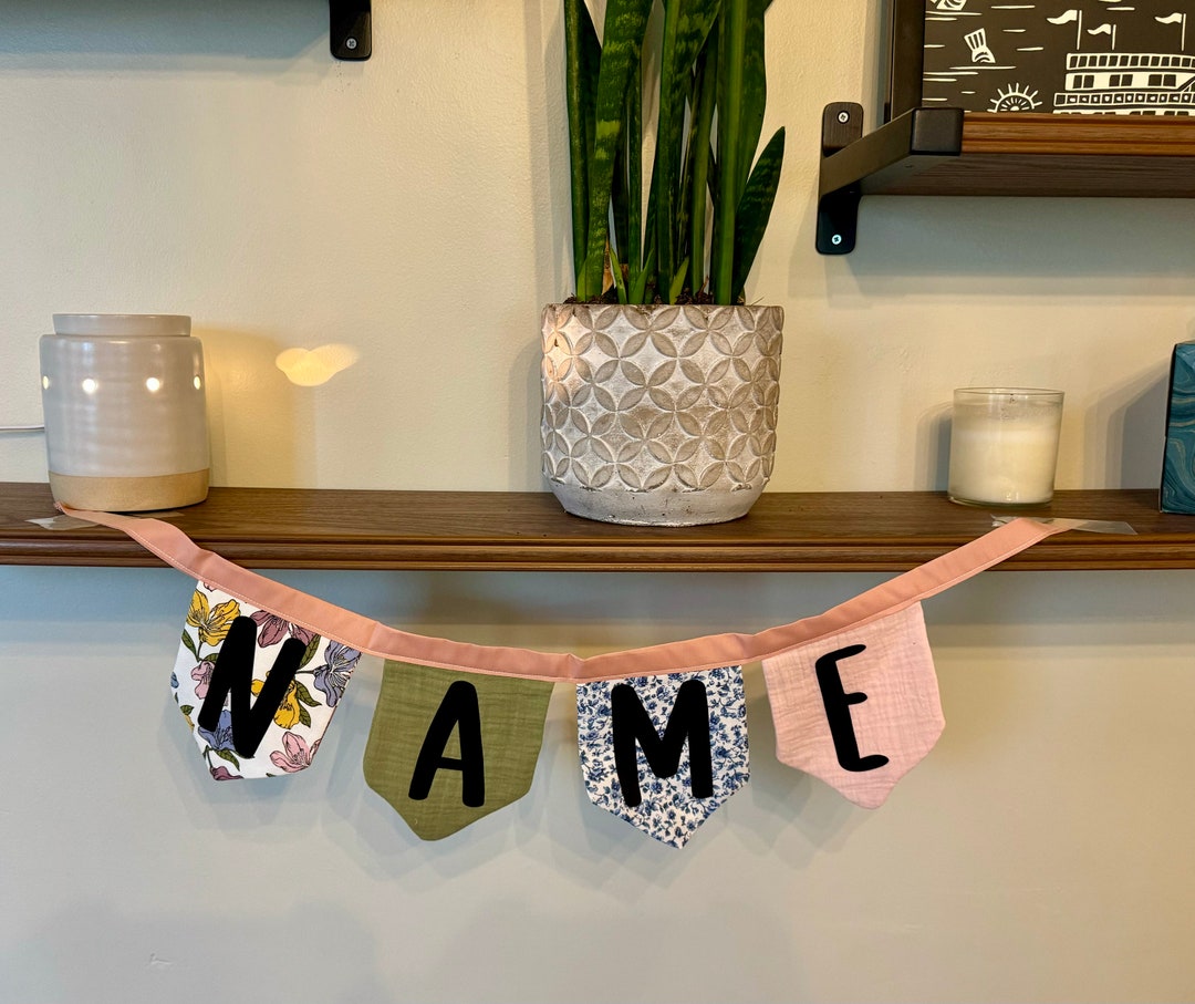 Handmade Name Banner - Etsy