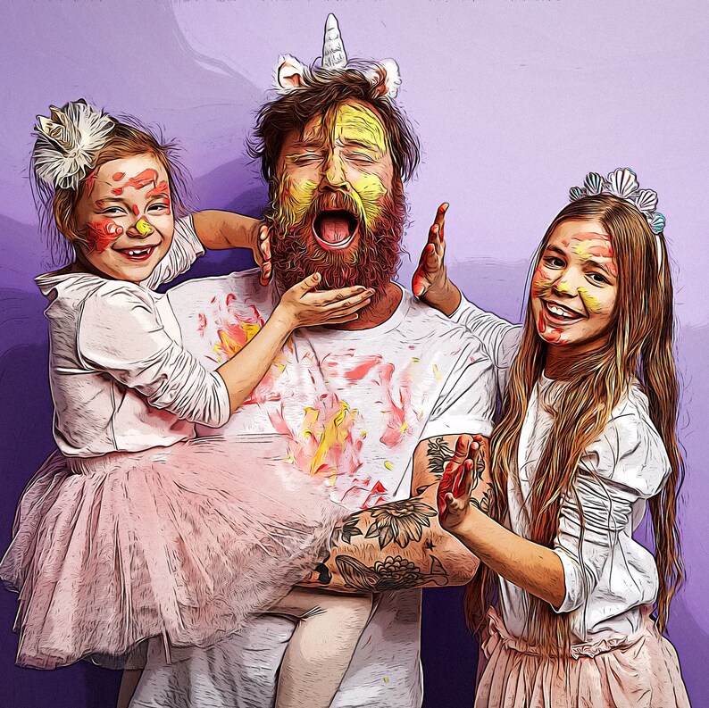 Cartoonized, Cartoon Portrait From Photo, Social Media Profile Picture ...