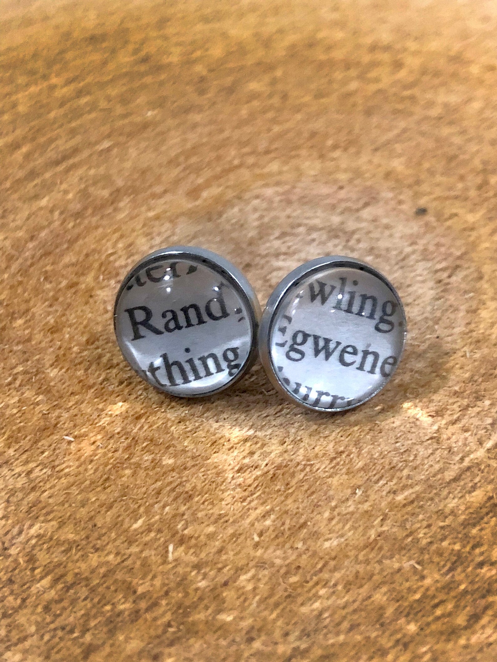 Wheel of Time Reclaimed Book Page Earrings - Etsy