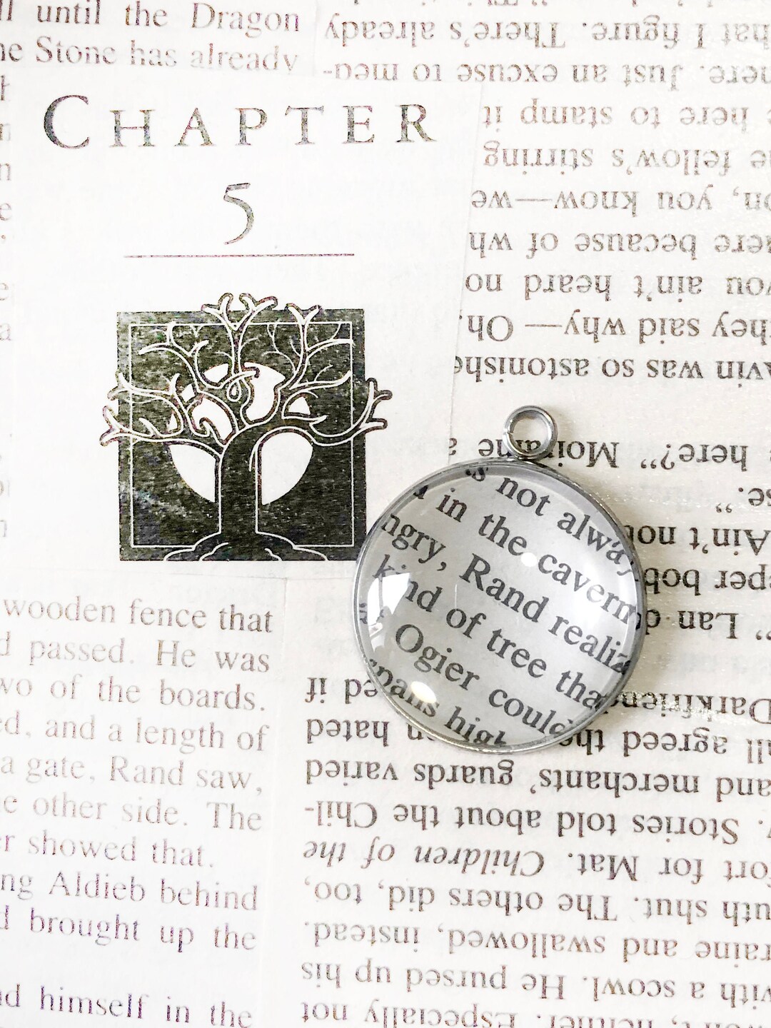 Wheel of Time Reclaimed Book Page Character Pendant - Etsy