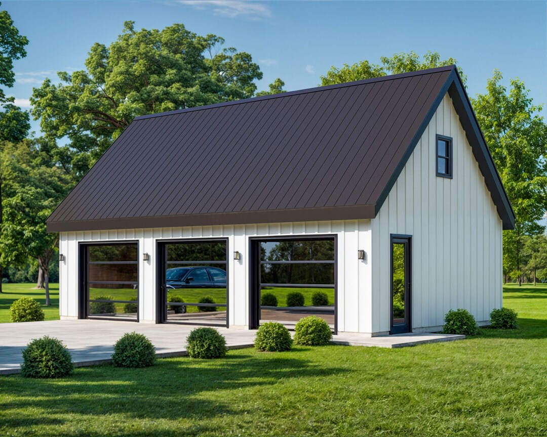 Three Car Garage 24' X 40', Detached Garage, 960 Sq Ft, 9 Ft Walls ...