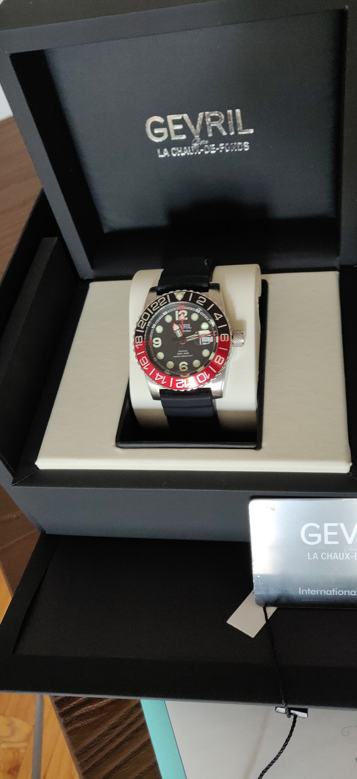 Gevril Canal St GMT Automatic Diver Watch - Etsy