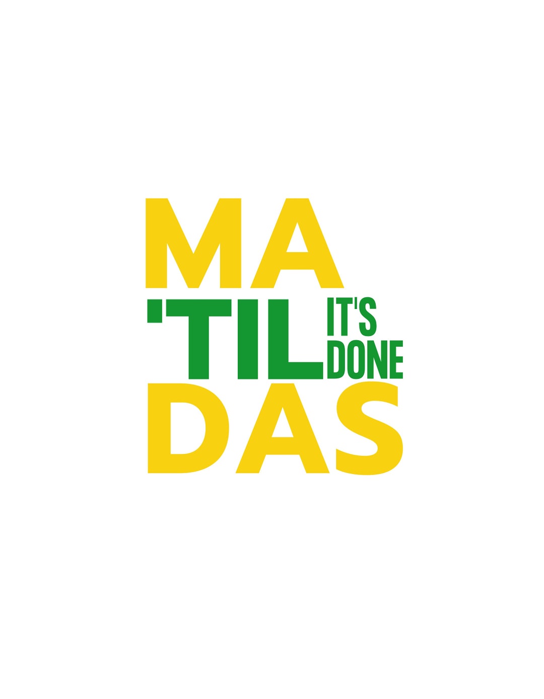 Matildas Svg, Matildas Soccer Jpeg, Matildas Logo Digital Download, Matildas Til It's Done Svg ...