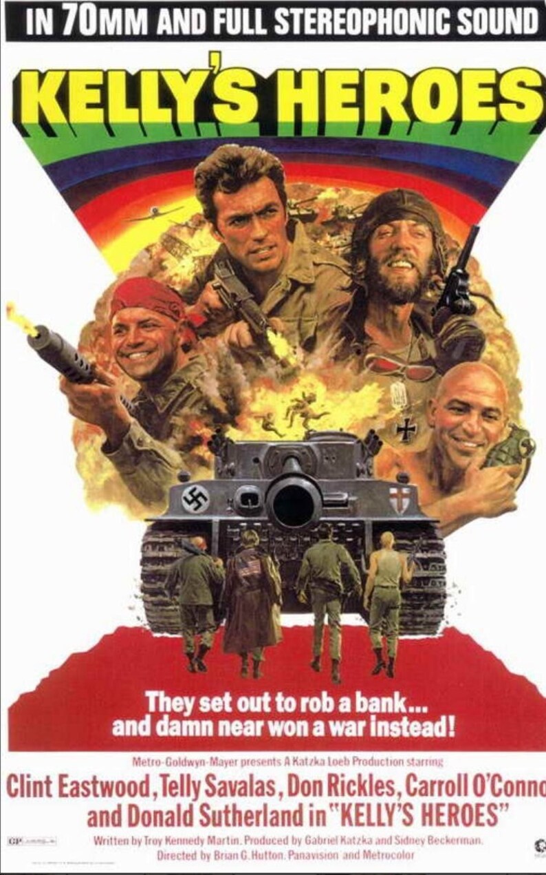 Kellys Heroes 11x17 Movie Poster.custom Printed on Heavy Card - Etsy
