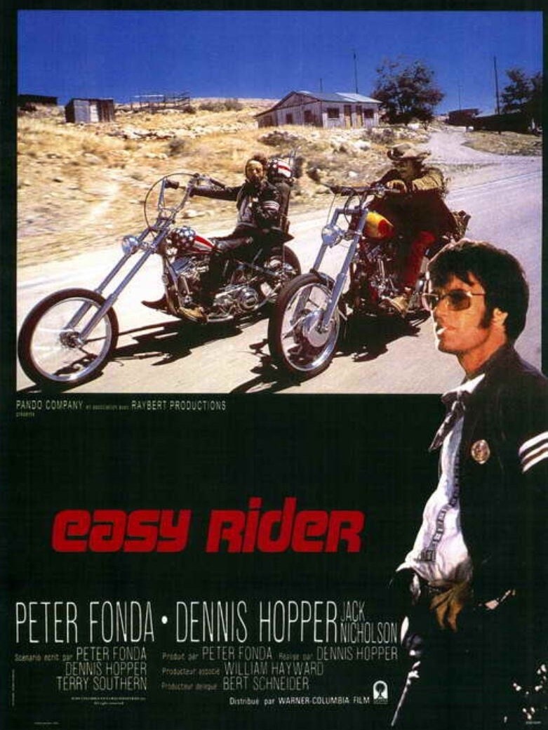 Easy Rider Middle Finger Poster