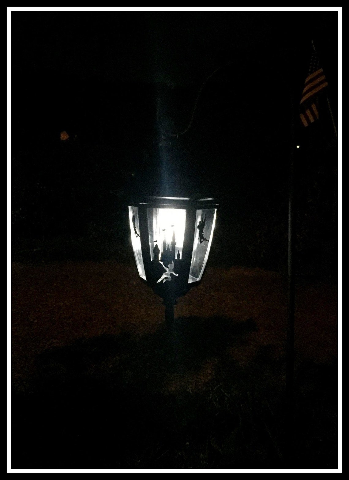 Disney Themed Tinkerbell and Peter Pan Themed Solar Lantern - Etsy