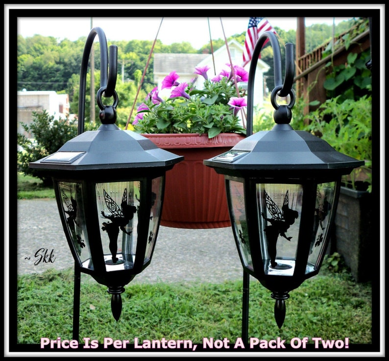 Disney Themed Tinkerbell Outdoor Solar Lantern Style 1 - Etsy