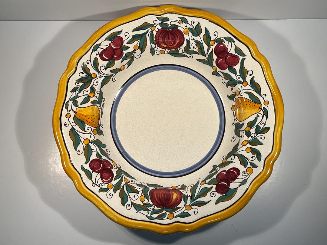 Tuscan Fruit Pasta Bowl – Sur La Table, Italian Crafted Rimmed Bowl - Etsy