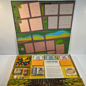 Land Grab Board Game the Game of Land Assembly and Development 1974 ...