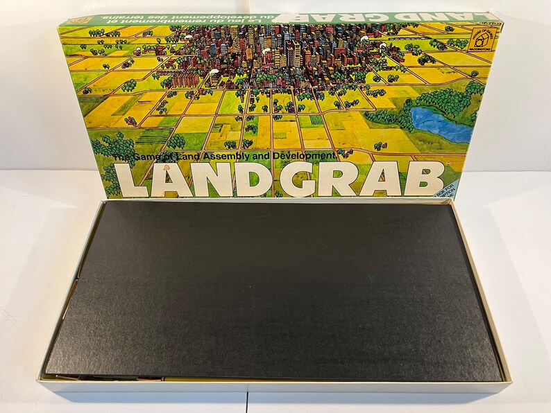 Land Grab Board Game the Game of Land Assembly and Development 1974 ...