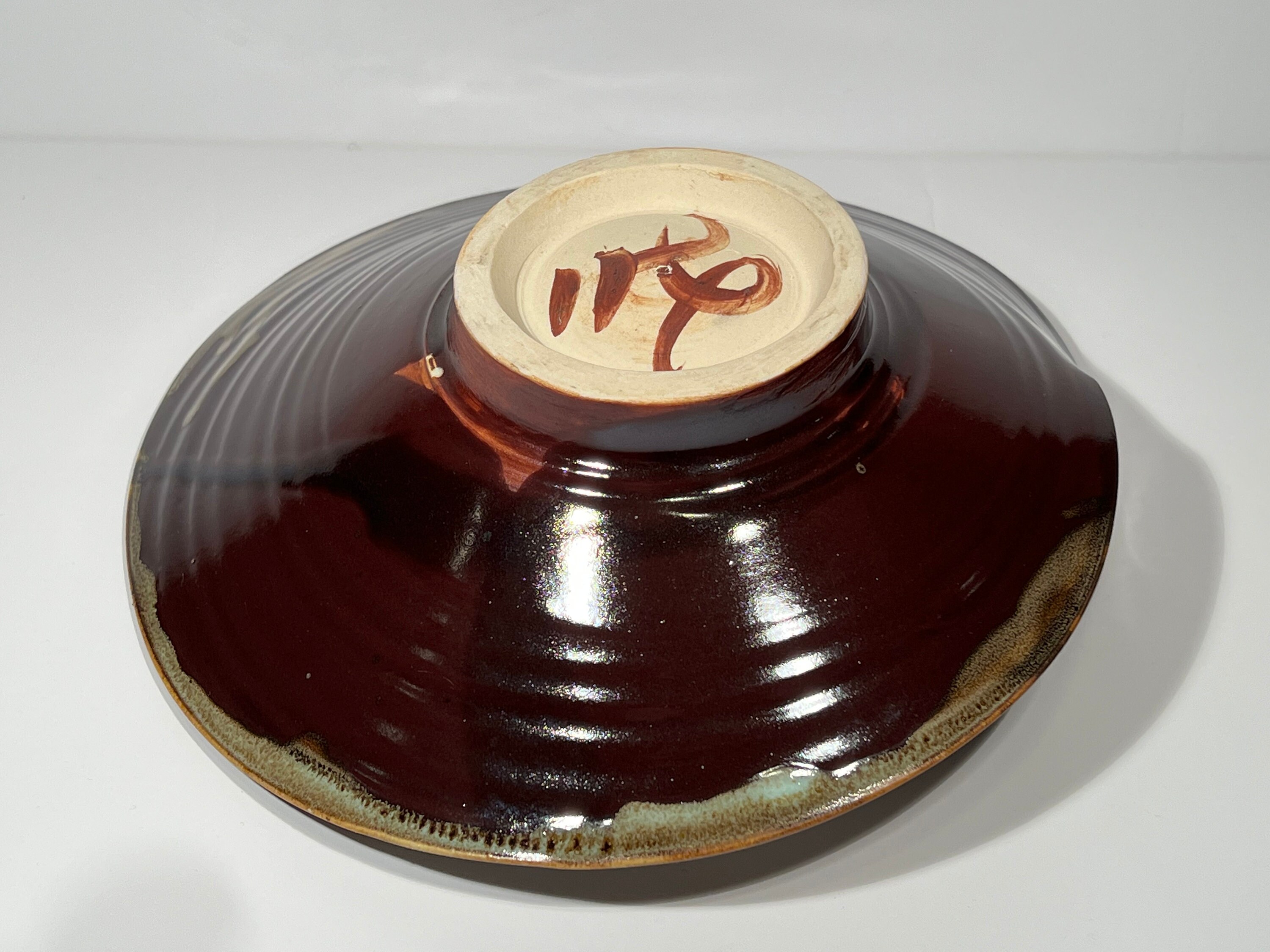 Teri Paul Canadian Ceramic Artist Bread and Spread Spiral Bowl Diameter ...