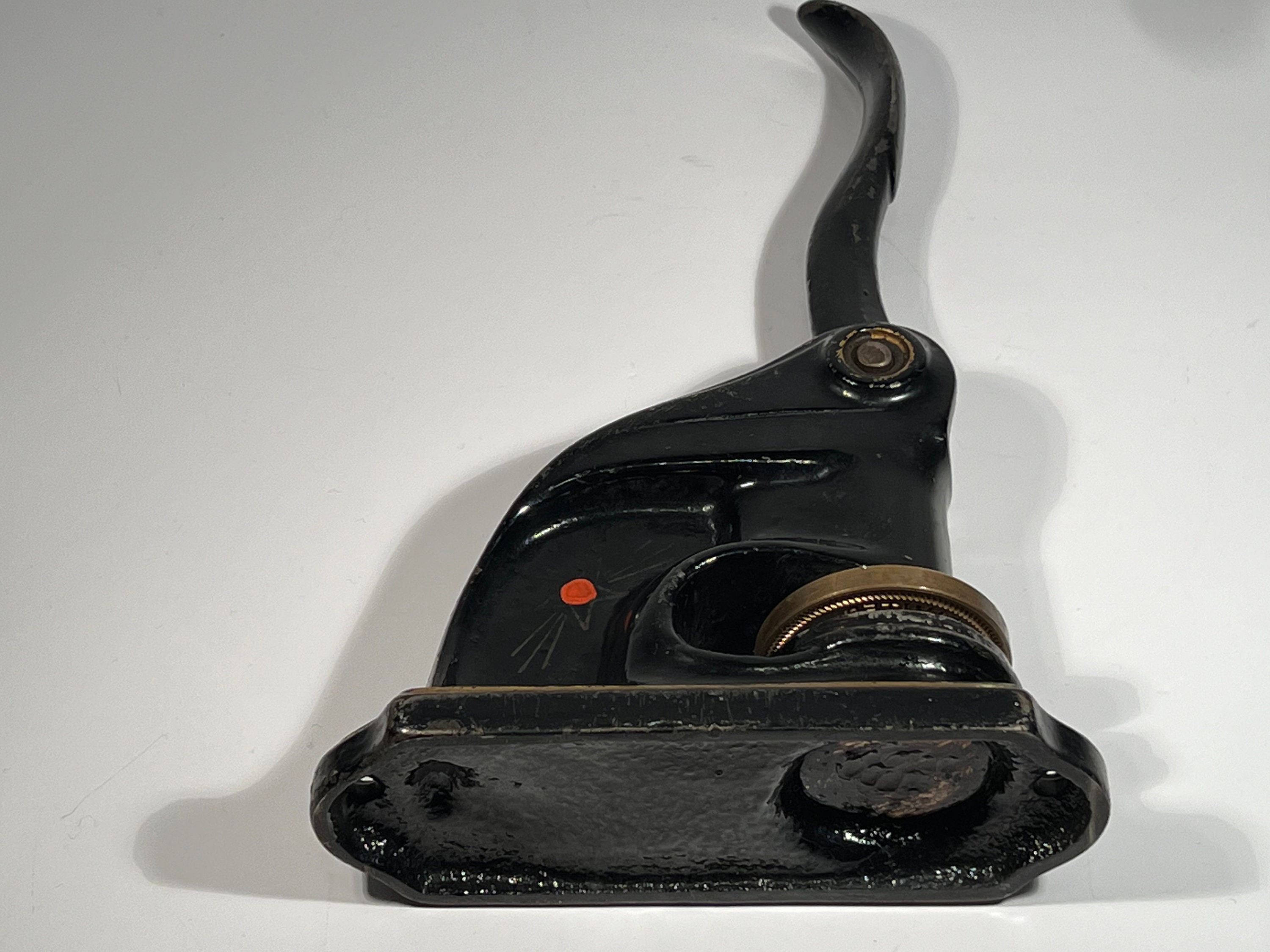 Antique Cast Iron 1900s Office Stamp Seal Embosser Tote Painted With ...