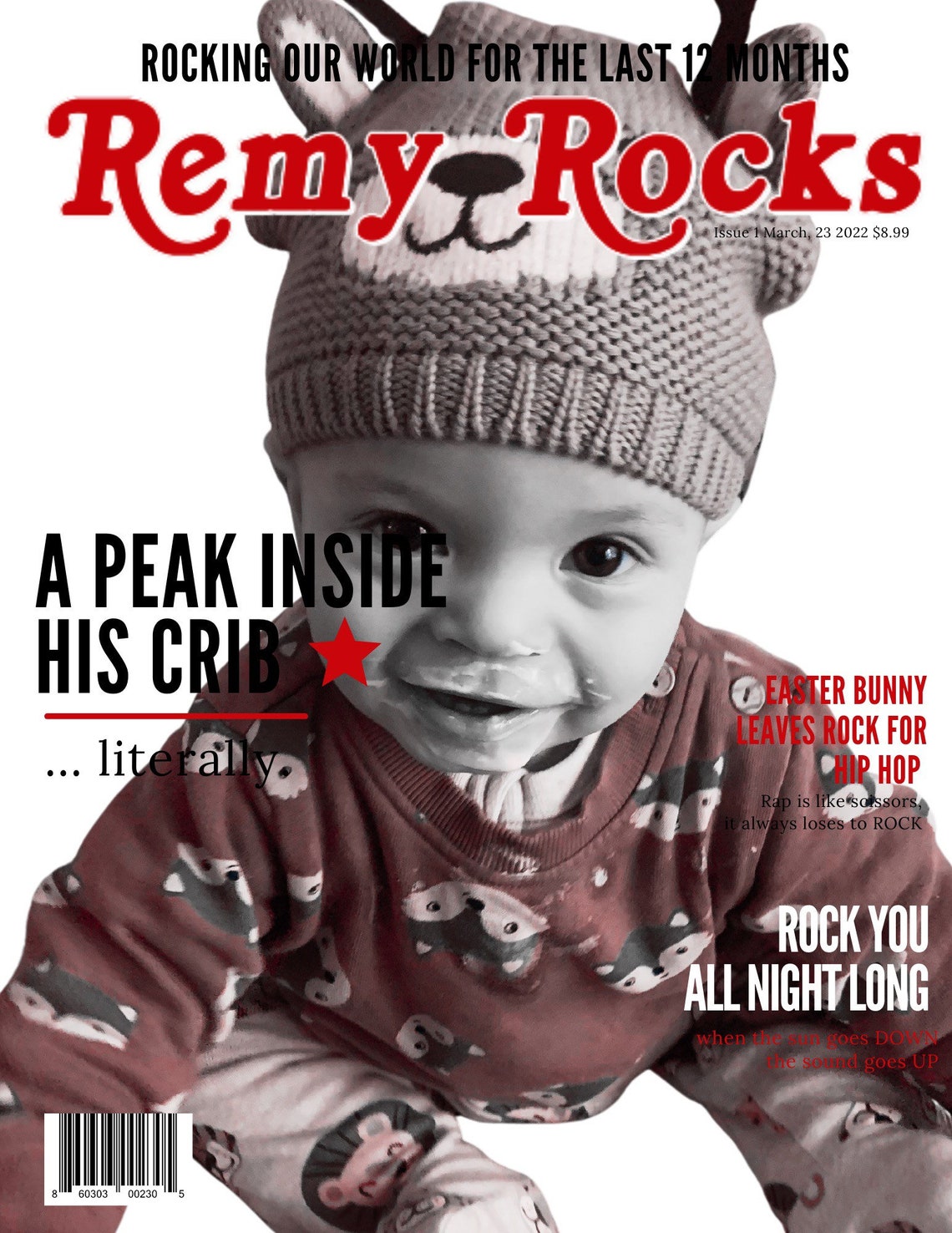 Custom Personalized ONE ROCKS Poster First Birthday PDF or Print - Etsy