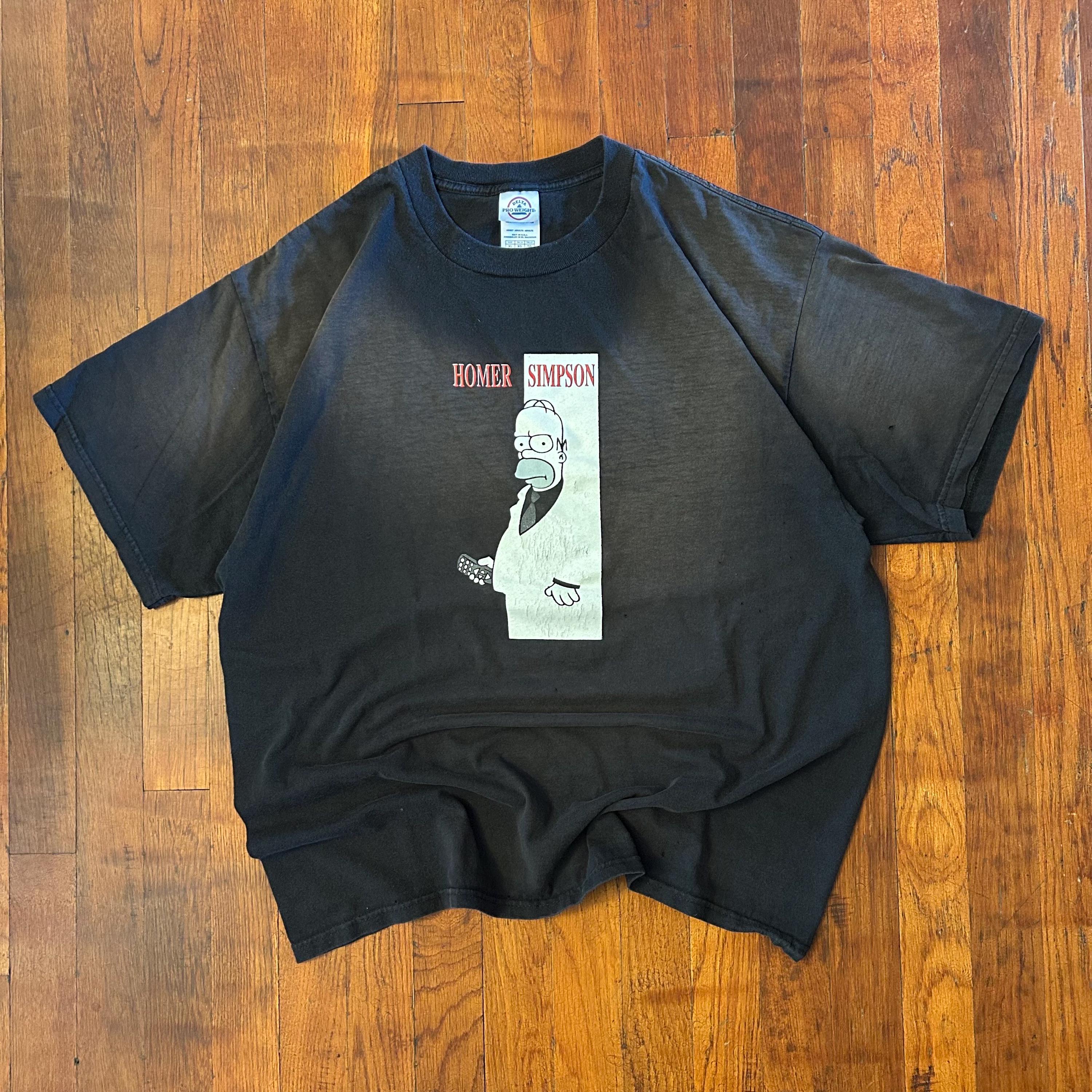 Vintage the Simpsons Homer Simpson Scarface Parody Cartoon Kidcore T ...