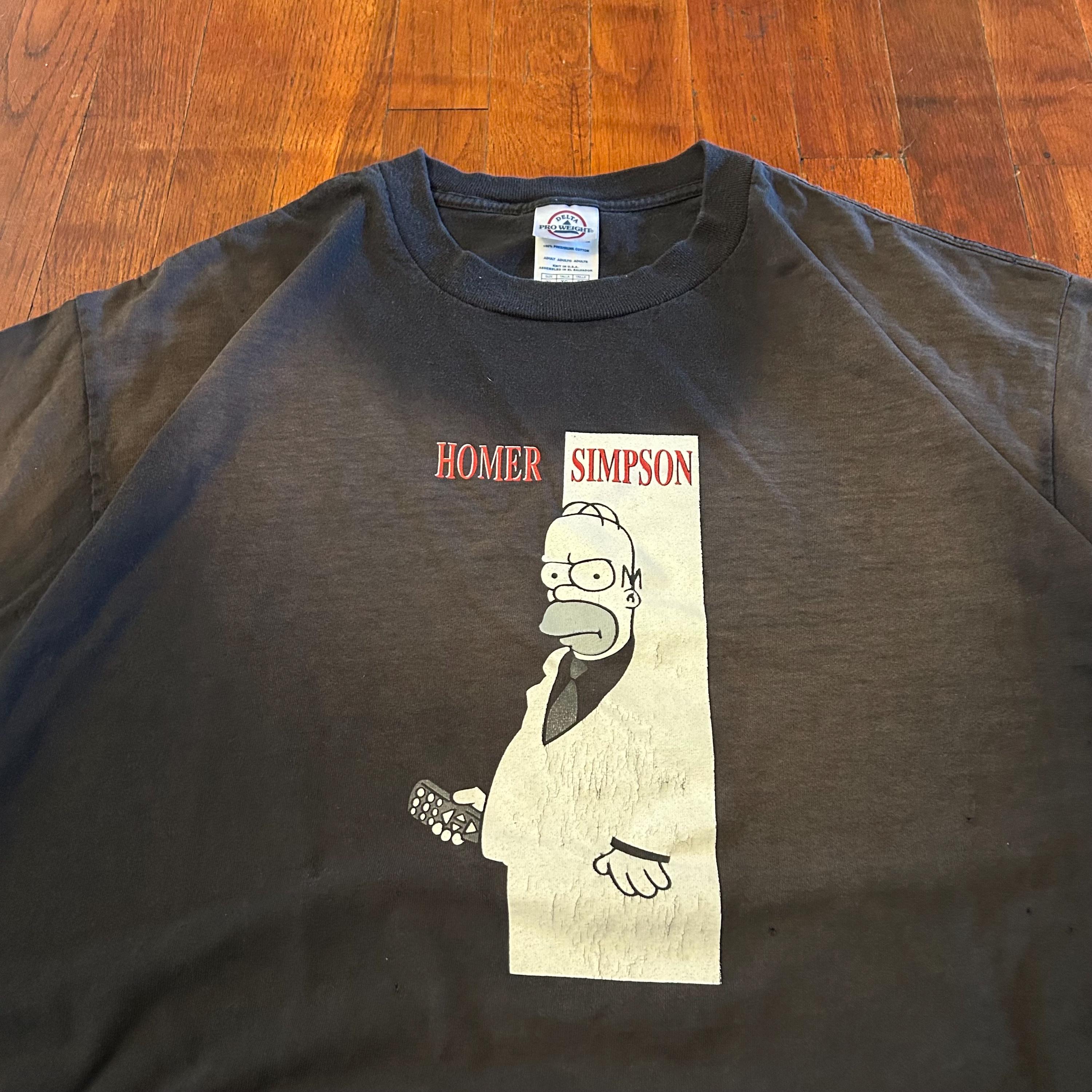 Vintage the Simpsons Homer Simpson Scarface Parody Cartoon Kidcore T ...