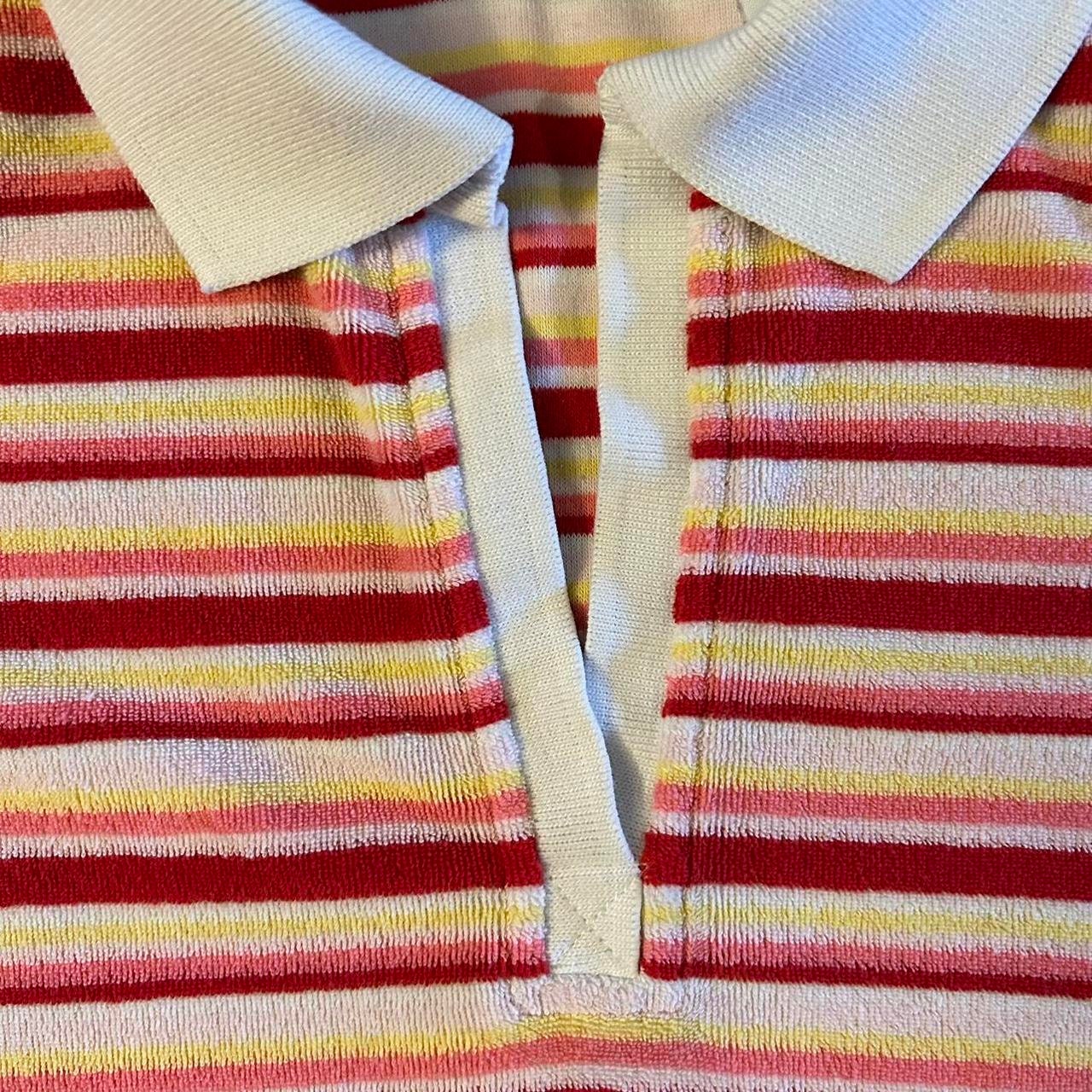 Vintage Babydoll Baby Tee Striped Polo Shirt - Etsy
