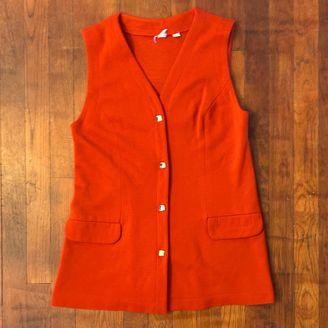 Vintage ‘60s Boho Retro Chic Cute True Vintage A-line Sleeveless Shirt ...