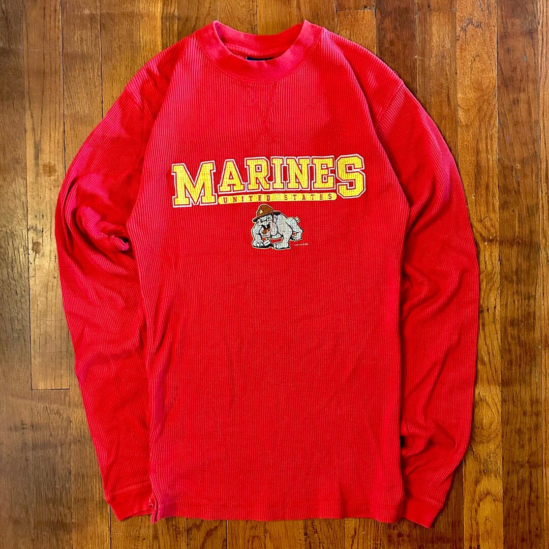 Vintage United States Marine Corps USMC Military Thermal Longsleeve ...