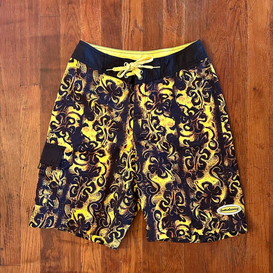 Vintage ‘90s Billabong Surf Surfer Surf Wear Floral Swim Suit Board ...