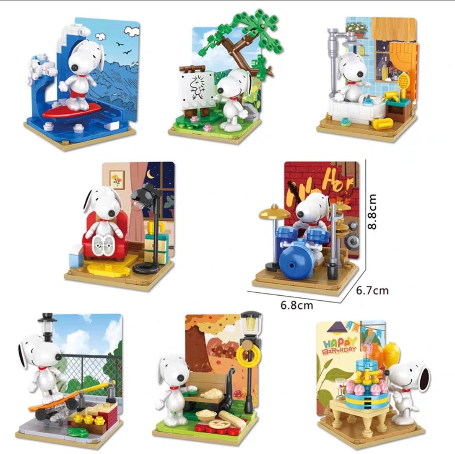Snoopy Mystery Box Set Building Box - Etsy