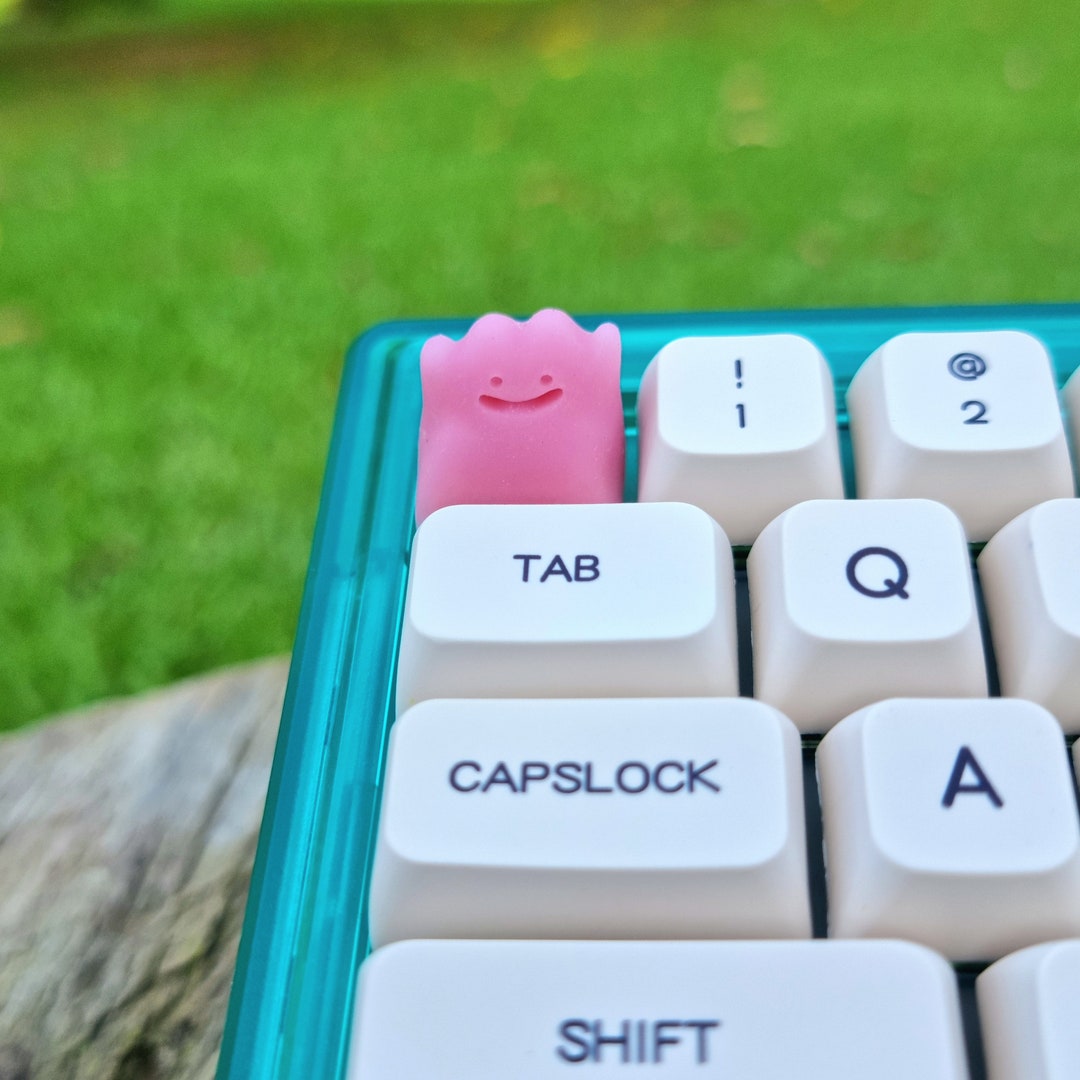 Squishy Ditto Artisan Keycap Classic Pink - Etsy