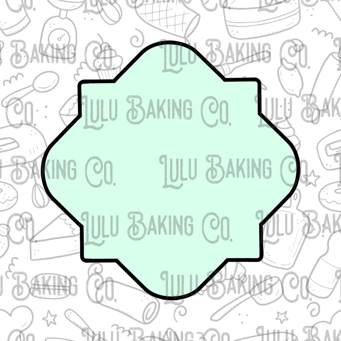 Lily Plaque Cookie Cutter - Etsy
