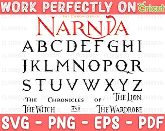 Narnia Svg Font - Etsy Australia