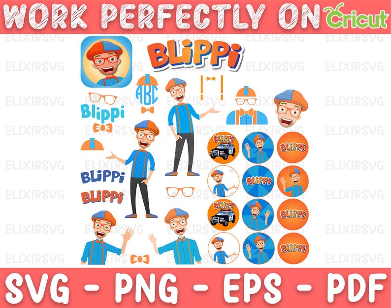 Blippi Bundle SVG Blippi Vector Blippi Silhouette Blippi - Etsy Ireland Blippi Bundle SVG Blippi Vector Blippi Silhouette Blippi - Etsy Ireland