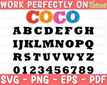Coco Letters Font - Etsy
