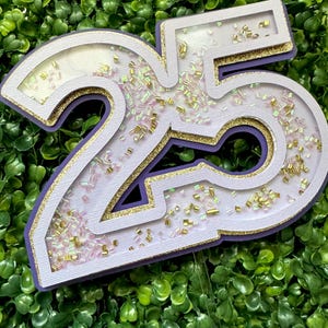 3D Custom Number Birthday Cake Topper, Personalized Age Number Birthday ...