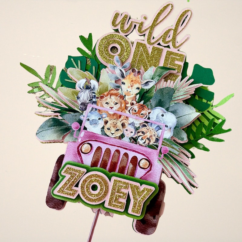 Safari Cake Topper - Etsy