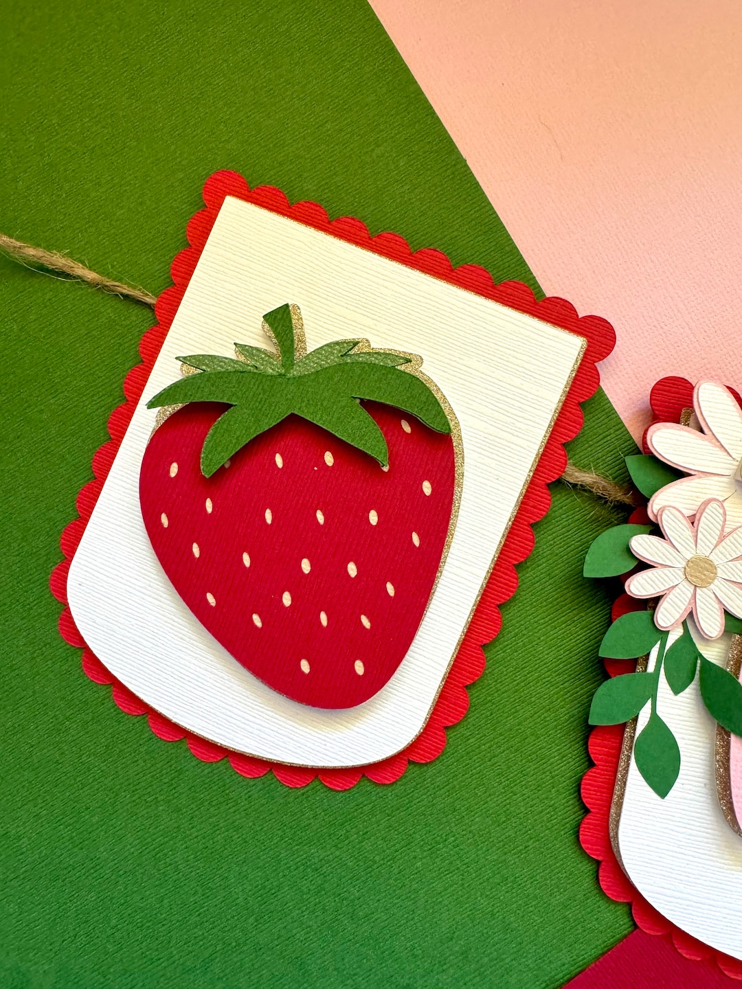 Berry First Birthday Banner, Custom Party Banner, Strawberry Birthday ...