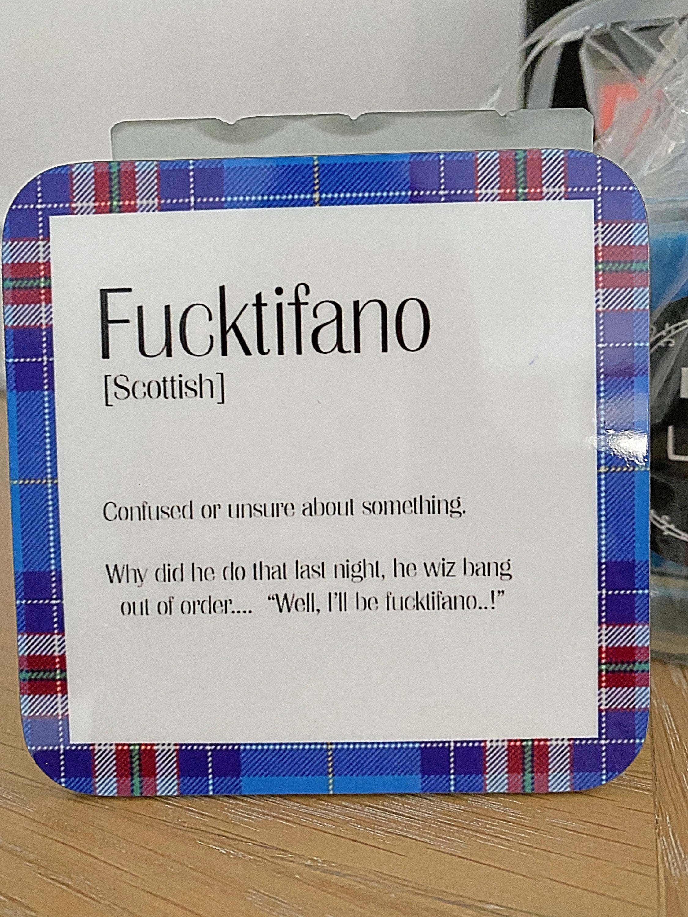 Scottish Insults Coaster - Etsy