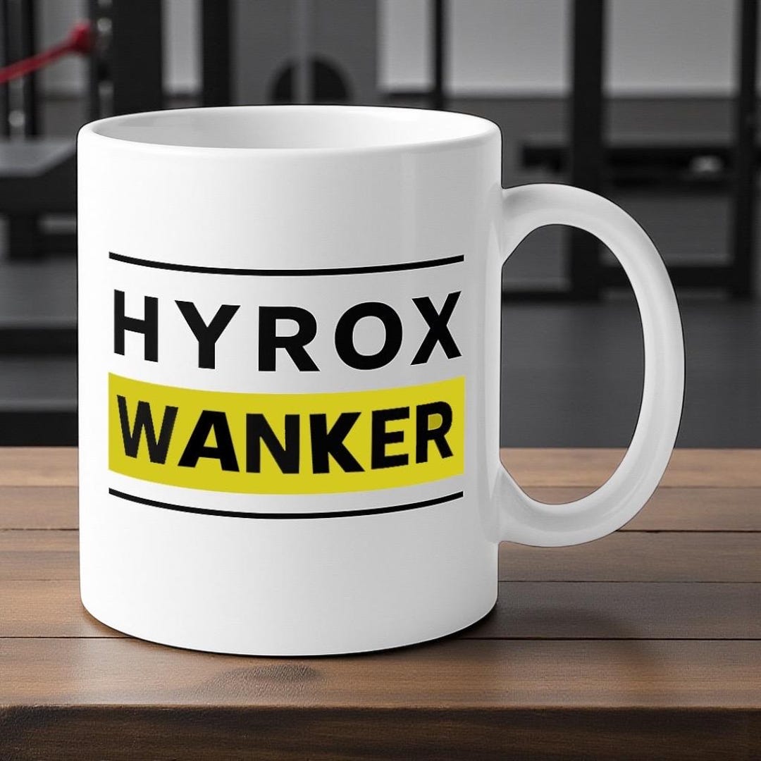 Hyrox Wanker Mug - Personalisation Optional - Etsy UK