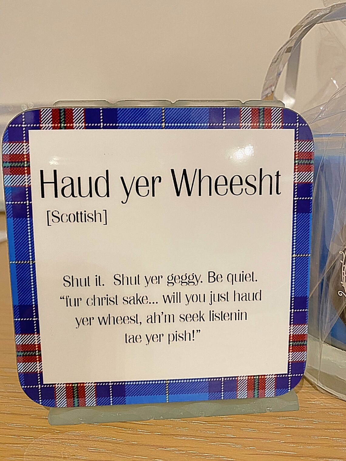 Scottish Insults Coaster - Etsy